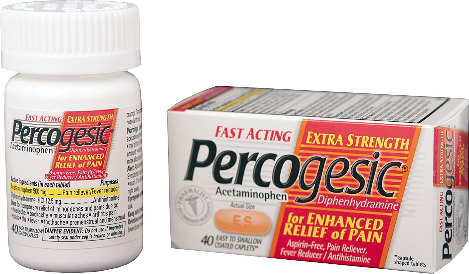 Fast Acting EXTRA STRENGTH For Enhanced Relief Of Pain || 40 Coated Ca ...