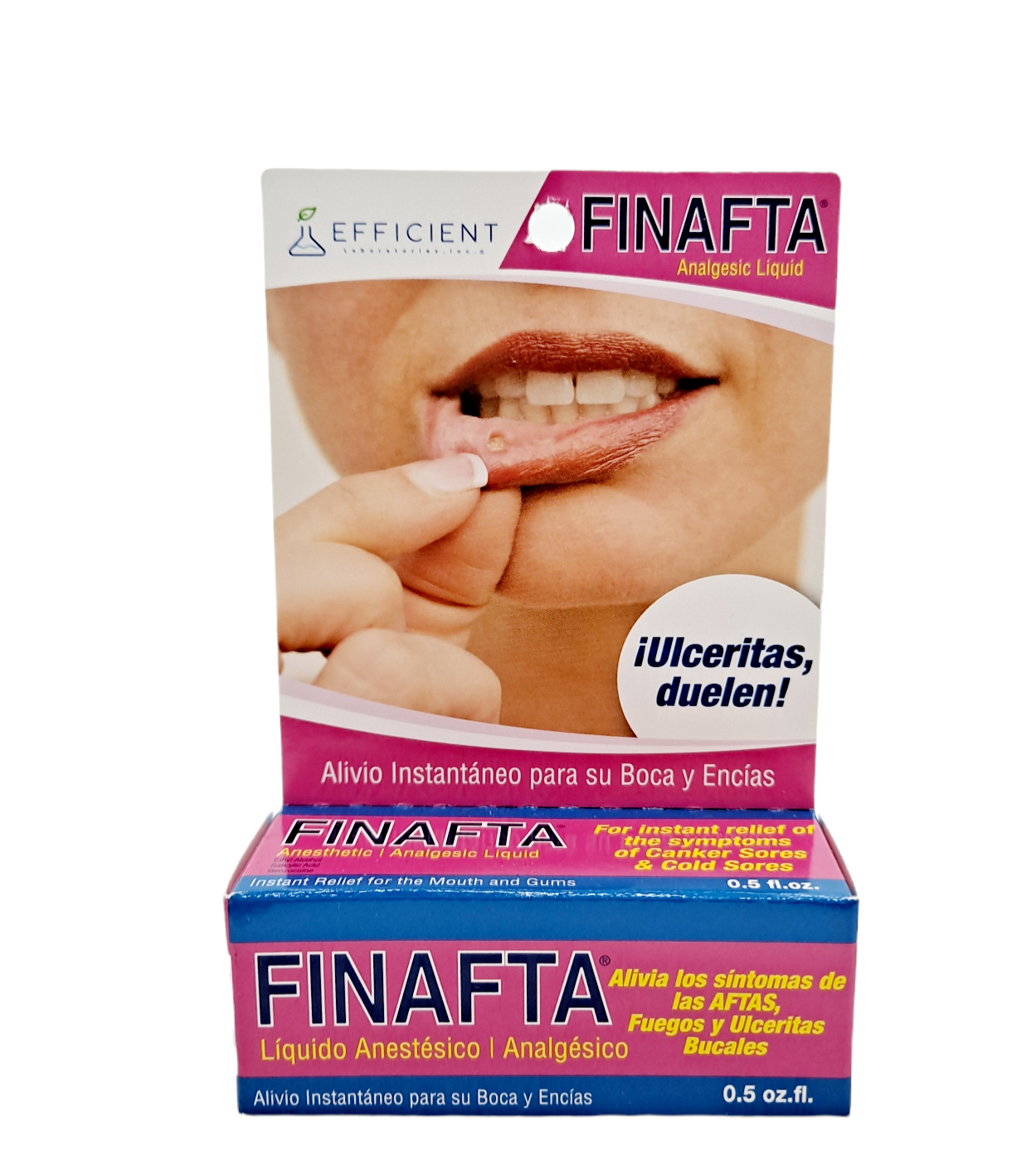 Finafta Analgesic Liquid/ For relief of Canker Sores & Cold Sores/0.5 ...