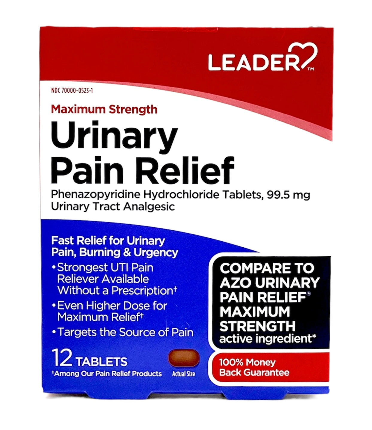 Urinary Pain Relief | Maximum Strength | 12 Tablets – First Pharmacy