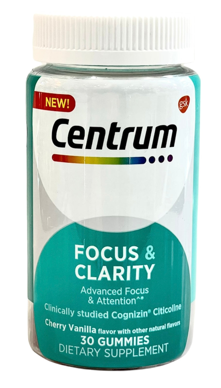 Centrum Focus & Clarity | Cherry Vanilla Flavor | 30 Gummies – First ...